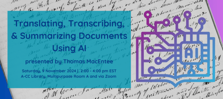 Translating, Transcribing and Summarizing Documents Using AI – Clarke ...